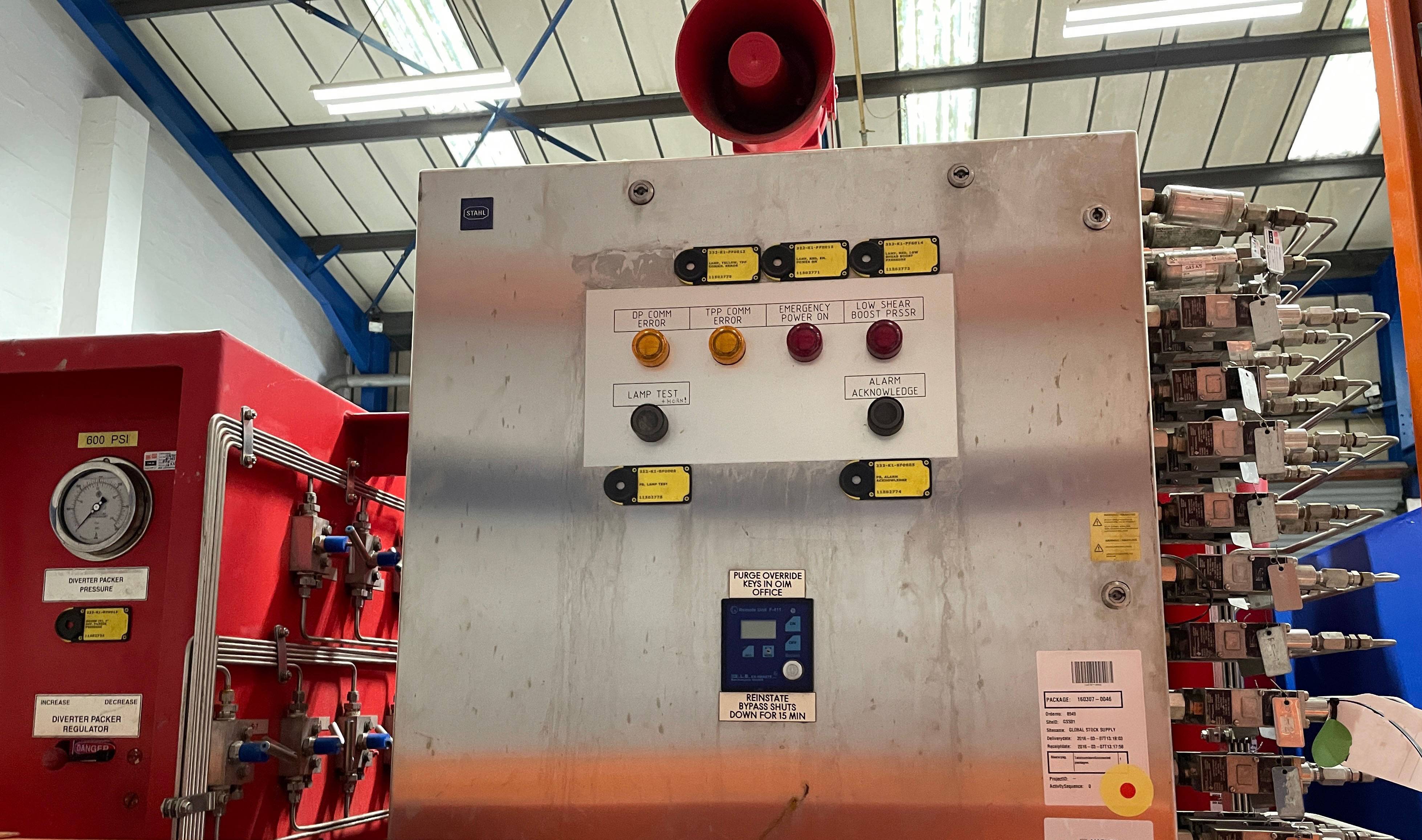 BOP Control System, Diverter Unit and Accumulator Bottles - NOV For ...