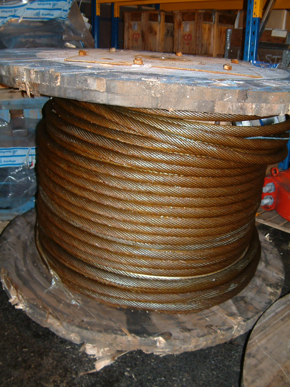 Wire ropes, 19 - 24 - 32 - 34 - 38 - 42 - 48 - 57 mm, misc length - New ...