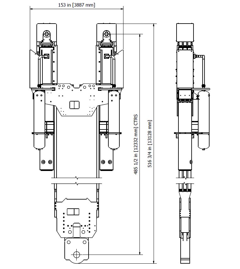 Compensator, Drill String, Shaffer type 600K x 25 ft stroke - New by ...