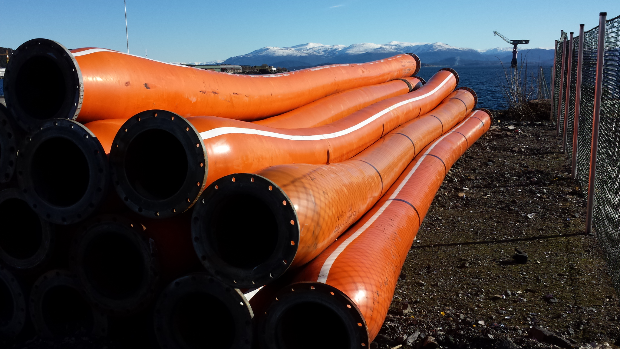 Hose, Offloading, 16" x 275 psi x 12 m length - Submarine - Unused For ...