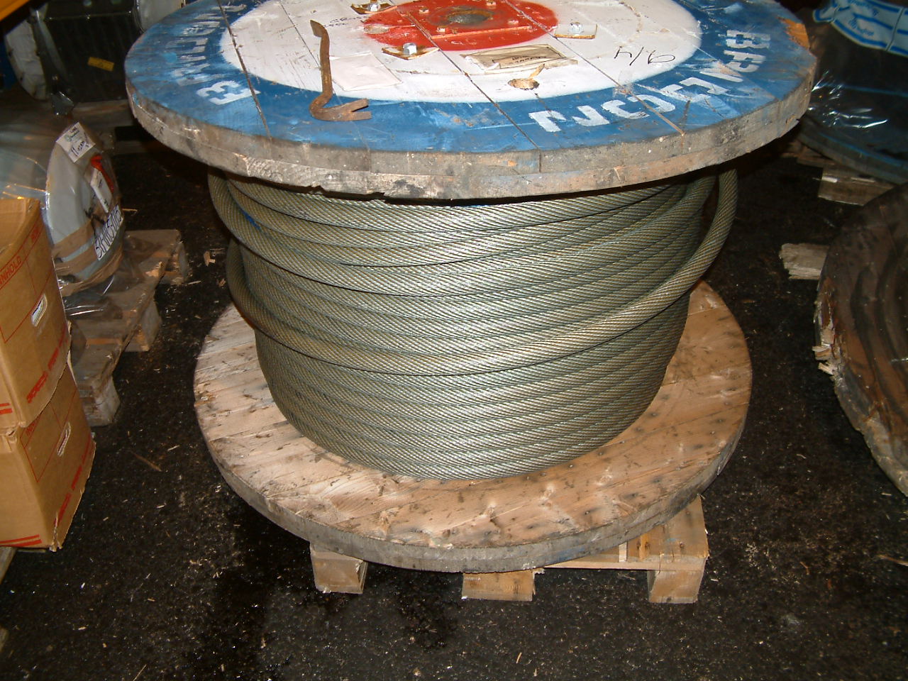 Wire ropes, 19 - 24 - 32 - 34 - 38 - 42 - 48 - 57 mm, misc length - New ...