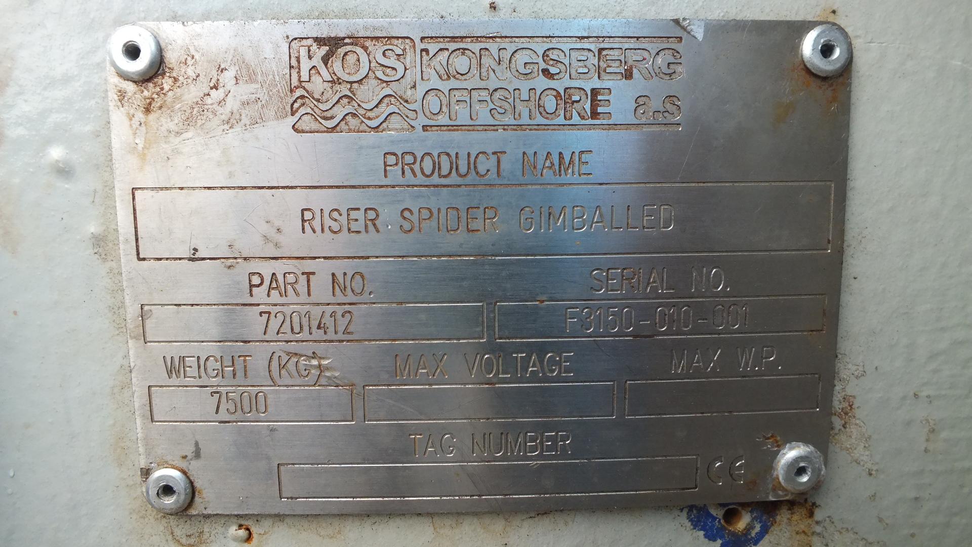 Spider, Riser, Gimballed, Hang Off Table - Well Intervention For Sale ...