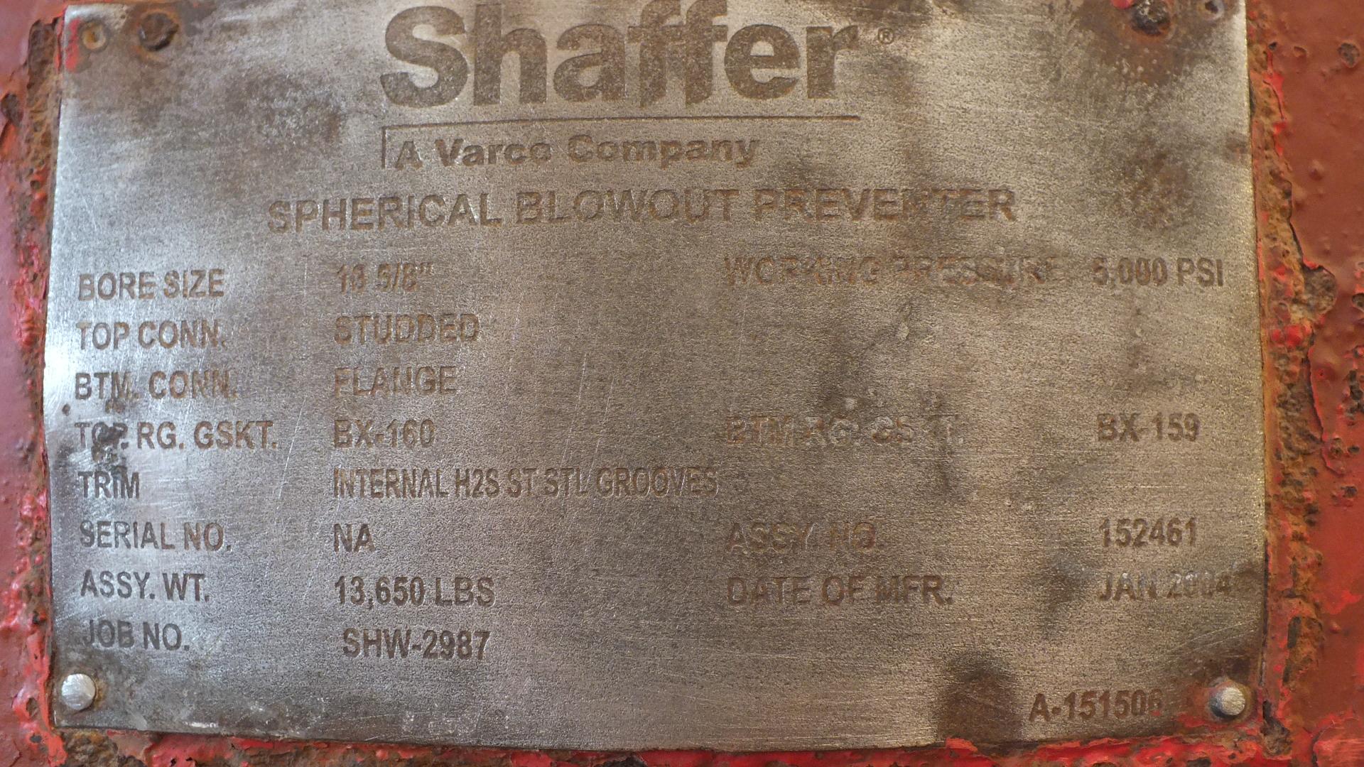 BOP, 13-5/8", 5000 psi, Annular / Spherical - Shaffer For Sale or Rent ...