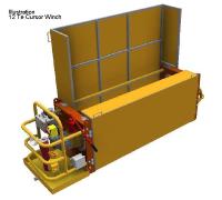 Winch, Cursor, Electric, SWL 12 Te, with Wire Sheave Assembly - New For ...