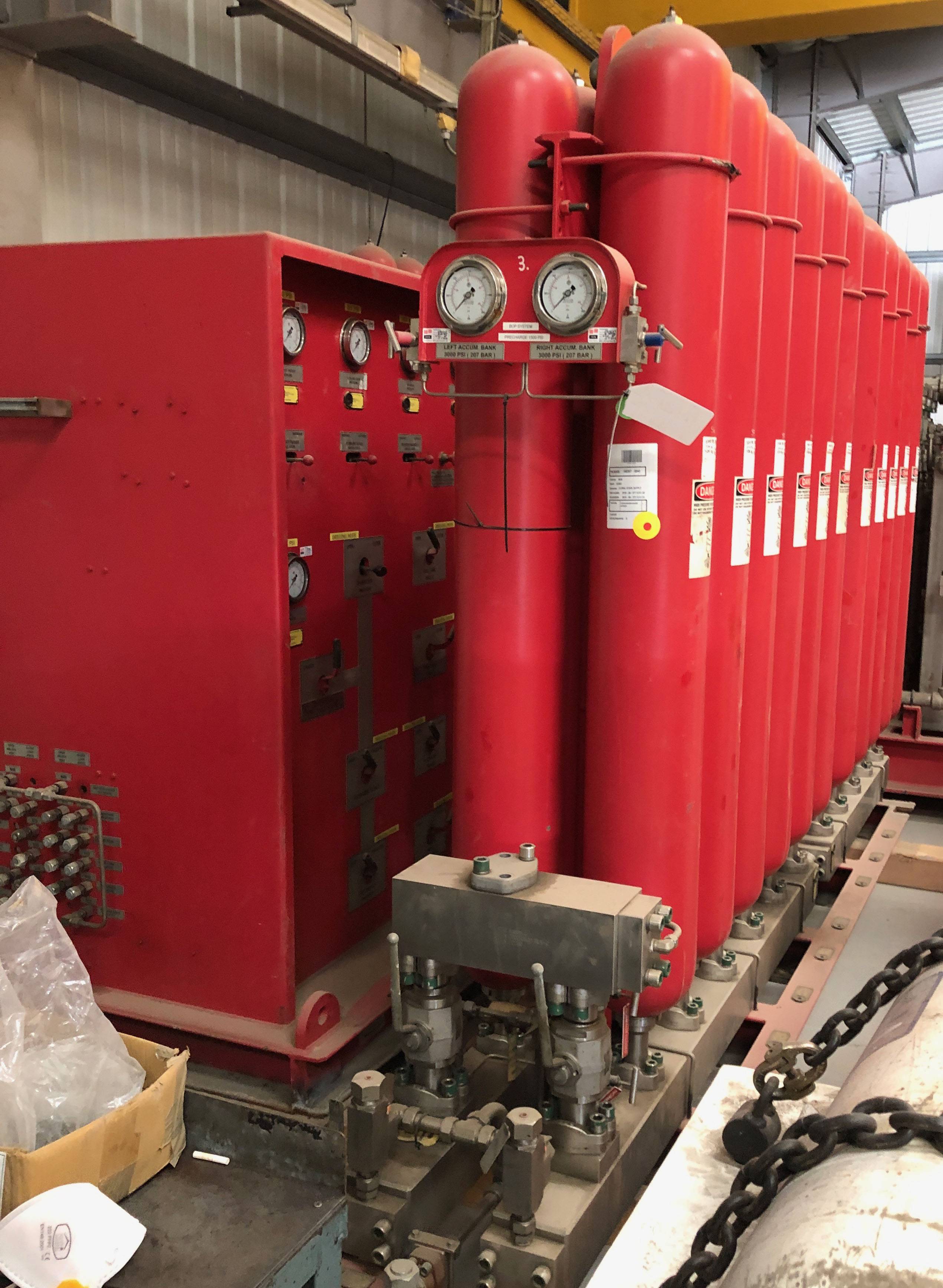 BOP Control System, Diverter Unit and Accumulator Bottles - NOV For ...